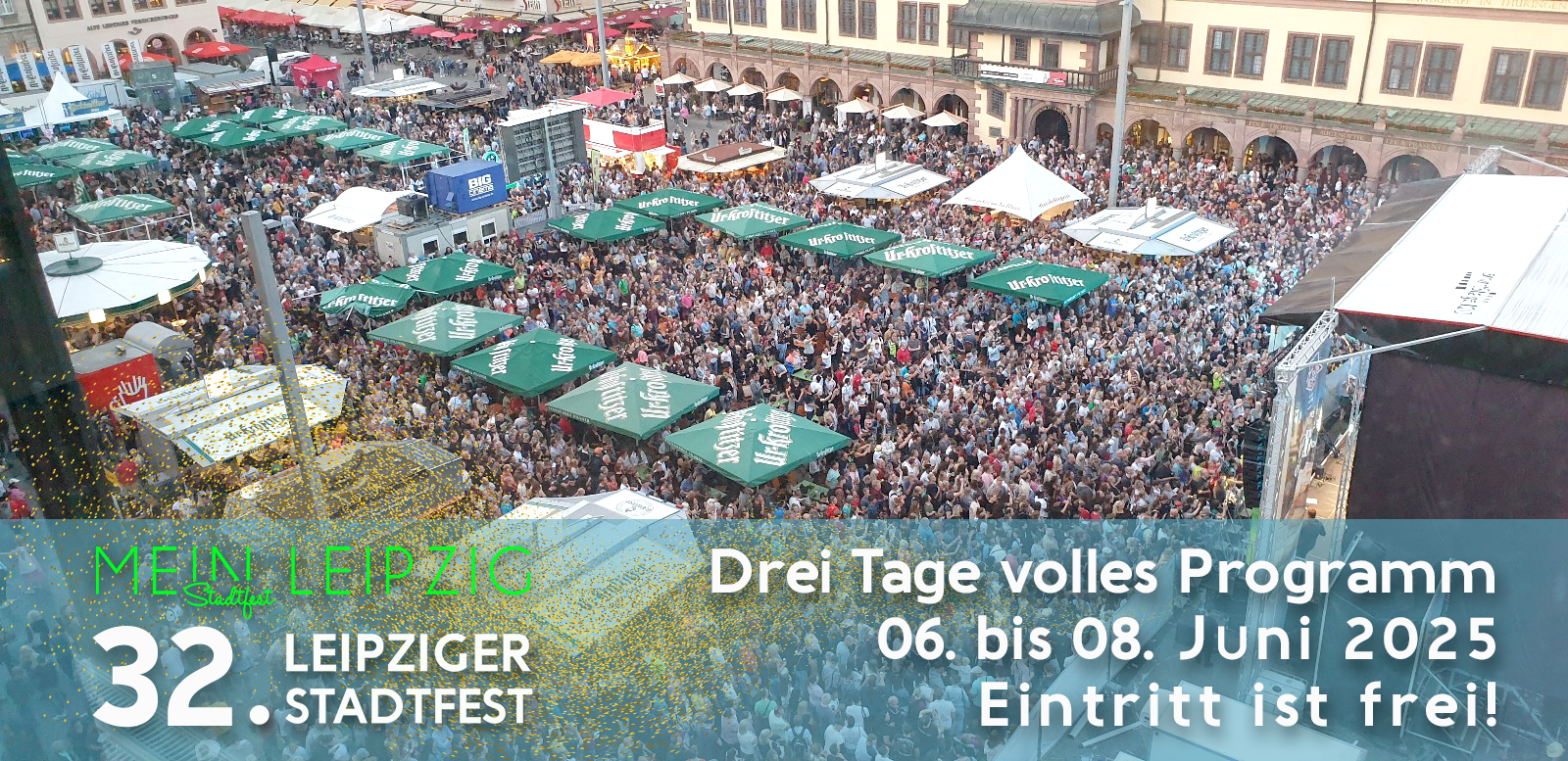 Es geht wieder los: Vom 6. bis 8. Juni lädt das 32. Leipziger Stadtfest in die City ein - Mein ...